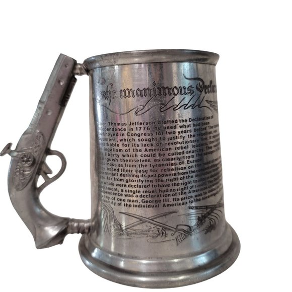 Vintage | Dining | Vintage Eales Sheffield Pewter Tankard Usa Congress ...